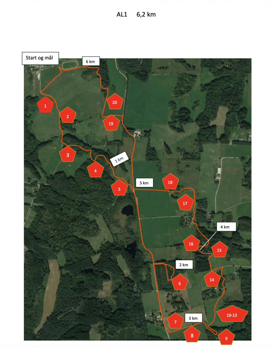 Nogle af springene kan du lave selv: høballer, grøfter og trækævler ...